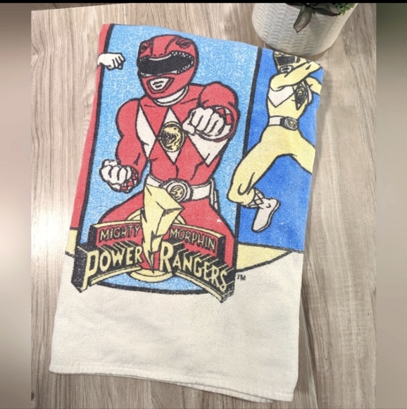 Power Ranger | Bath | Power Rangers Beach Towel Vintage 9s | Poshmark